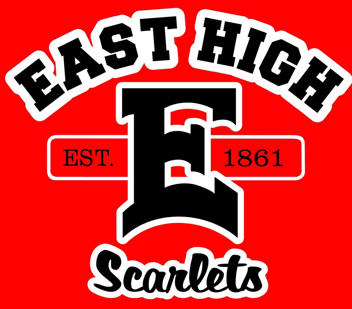 East High Scarlet TShirt | Mills Graphix
